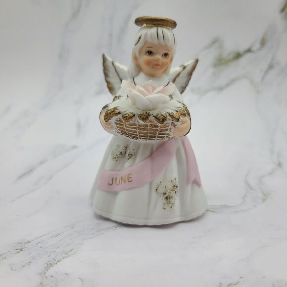 Lefton | Accents | Lefton June Angel Halo Wings 988 6800 Handpainted ...